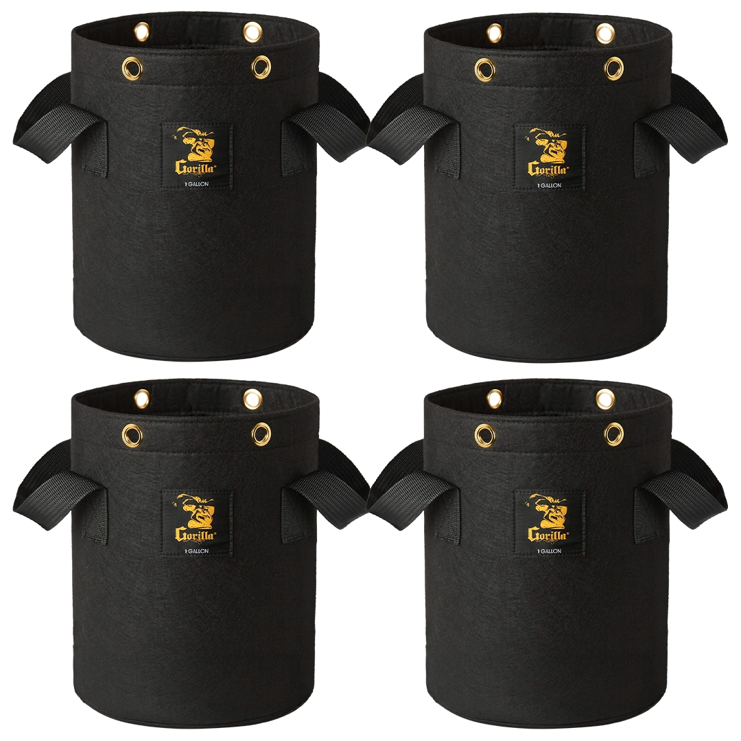 Gorilla 1 Gallon Grow Bag (4 Pack)