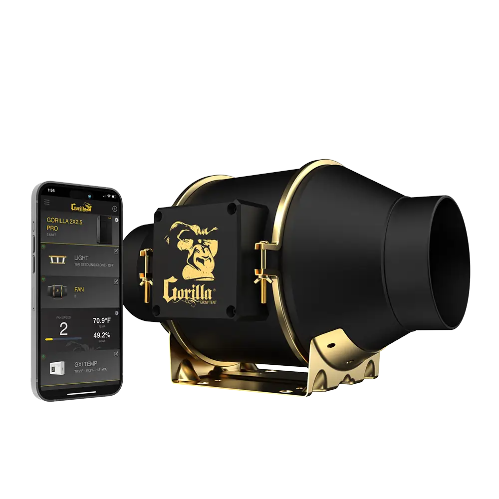 4 Inch Inline Fan | Gorilla GXi Efficient Grow Tent Fan